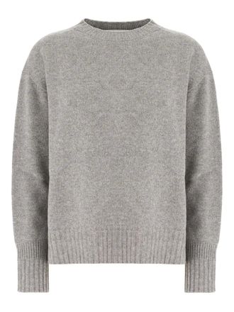 VANISÉ Pullover mit Rundhalsausschnitt - Grau