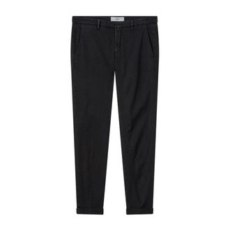 BRIGLIA 1949 Homme, Pantalons, Noir, Taille: XL Pantalon Chino Slim