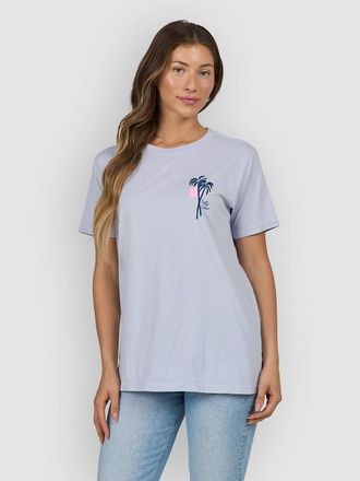 Salty Crew Geo Palm B.F. T-Shirt fog