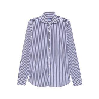 Barba Chemise Habill&eacute;e &agrave; Rayures - Homme - Chemises - Bleu - Taille: 5XL