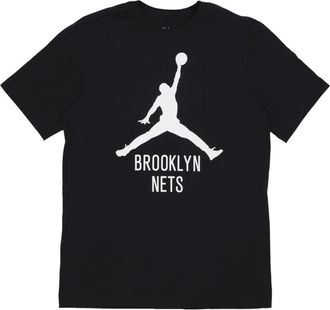 Nike Jordan Brooklyn Nets Basketball T-Shirt Schwarz - - Sport - Herren - Schwarzk - S