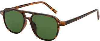 Generic Lunettes De Soleil Tendance &Agrave; Grande Monture For Hommes Et Femmes UV400 For Les D&eacute;placements Quotidiens &Agrave; La Plage Et Les Vacances(Green)