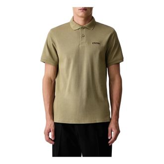 Barbour Pin Badge Asia Polo - - Tops - Herren - Gr&uuml;n - L