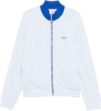 Casablanca velour zip track jacket - Blau