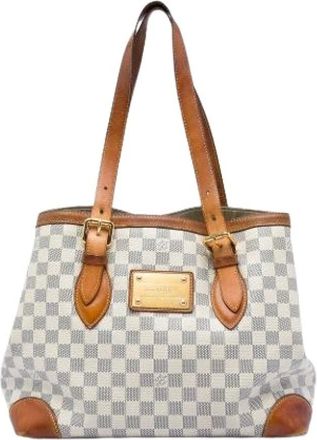 Louis Vuitton Pre-owned Hampstead MM - Femme - Pre-owned - Blanc - Taille: ONE Size