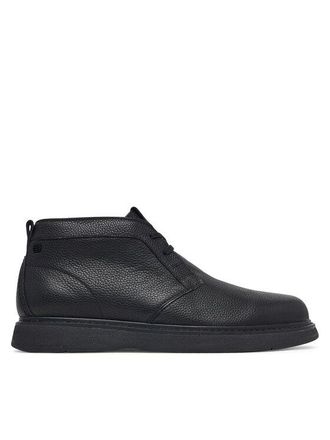 Tommy Hilfiger Halbschuhe Comfort Leather Chukka FM0FM06075 Schwarz