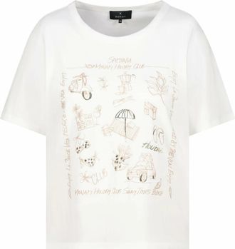 Monari Zeitloses T-Shirt - - Tops - Damen - Beige - 3XL