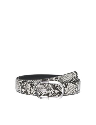 Only Damen Onlelizabeth Faux Snake Pu Jeans Belt Ac, Black, Numeric_80