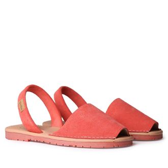 Toni Pons Mao Klassische Menorquinas für Damen aus Spaltleder, burgunderrot, 38 EU