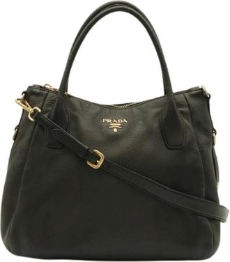 Prada Pre-owned Vintage Shoulder Tote - Femme - Pre-owned - Noir - Taille: ONE Size