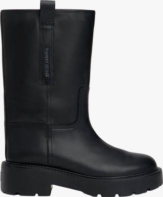 Tommy Hilfiger Bottes mi-mollet en cuir