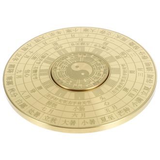 Artibetter Chinesischer Kompass Messer Kompass Metallkompass Mit Drehbaren Acht Trigrammen F&uuml;r Reisen Camping Und Dekoration