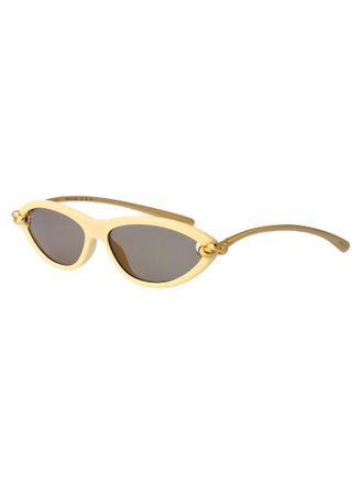 Bottega Veneta BV1390S Gold Injected Sunglasses - Gold