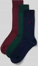 Ralph Lauren Socken mit Label-Stitching im 3er-Pack
