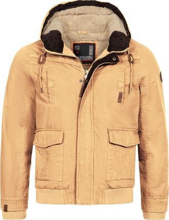 Alessandro Salvarini Winterjacke ALESSANDRO SALVARINI ASRigio, Herren, Gr. XXL, braun (coffee), Obermaterial: 100% Baumwolle. Innenseite: 100% Polyester, Jacken Winterjack