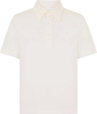 Maison Margiela Homme, Tops, Blanc, Taille: XL Polo en coton