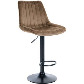 Clp Tabouret Marrone Toni Velvet, Schwarz