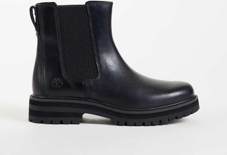 Timberland mittelhoher Chelsea-Boot in Schwarz