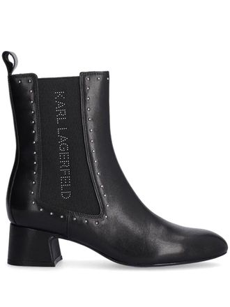 Karl Lagerfeld bottines Bonnie - Noir