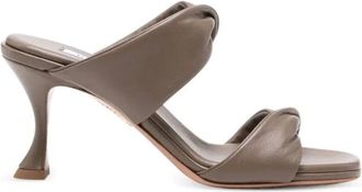 Aquazzura Femme, Chaussures, Gris, Taille: 41 EU Twist Sandal 75