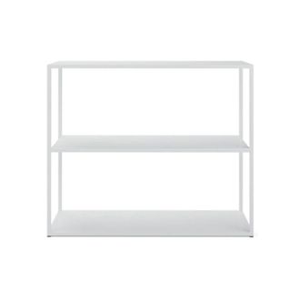 Generic Flurtisch, Konsolentisch für H, Konsolentisch für H, schmaler Sofatisch, rechteckiger Beistelltisch mit 3-stufigen, stabilen Metallregalen für hinter 