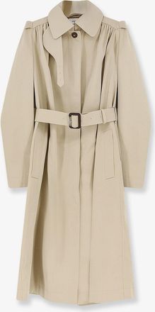 Alexander McQueen Cotton trench with Puff sleeves - ALEXANDER MCQUEEN - gender_Woman