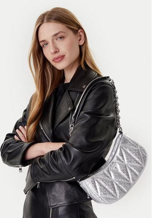 Guess Handtasche Aldina HWGY96 63170 Silberfarben