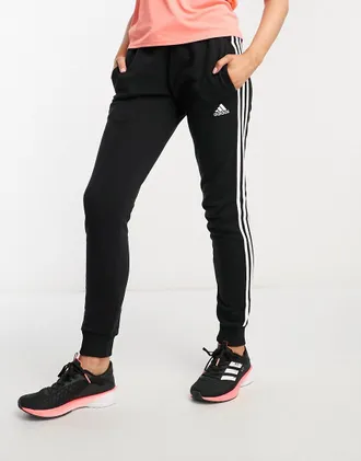 adidas adidas Sportswear - Essentials - Pantalon de jogging &agrave; 3 bandes - Noir et blanc