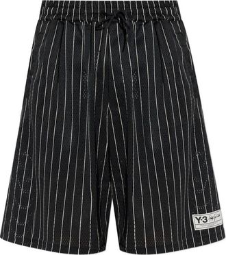 Yohji Yamamoto Striped Drawstring Shorts