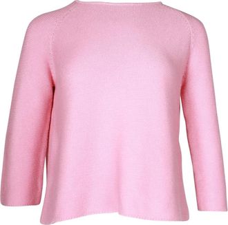 Max Mara t-shirt en maille à col rond - Rose
