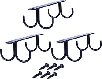 Valiclud 3stücke Hängender Getränkehalter Aus Eisen Wein Glas Halterung Für Horizontale Oder Vertikale Aufbewahrung Geeignet Für Familien Bars Und Hotels Einfa