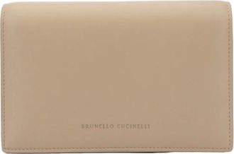Brunello Cucinelli Femme, Accessoires, Beige, Taille: ONE Size Wallet