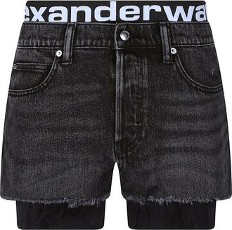 Alexander Wang Damen, Shorts, Grau, W25Gr&ouml;&szlig;e