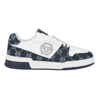 Philipp Plein unisex, Chaussures, Blanc, Taille: 44 EU Baskets basses Monogram