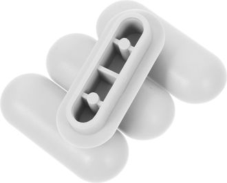 Angoily Toilettensitzpuffer Kunststoff Ger&auml;uschd&auml;mpfend rutschfest Wc Deckelpuffer Ersatz F&uuml;r Bidet Und Wc 4 St&uuml;ck