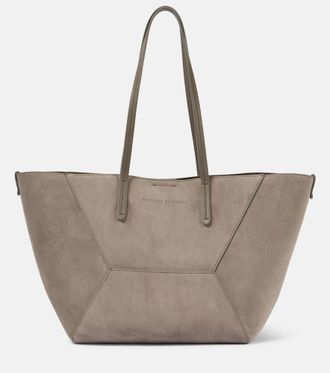 Brunello Cucinelli Cabas Duo Large en daim