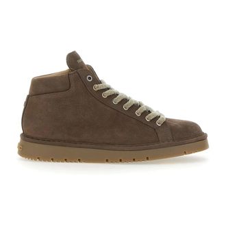 Panchic Homme, Chaussures, Brun, Taille: 44 EU Bottes Cheville Marron avec Lacets Chenille