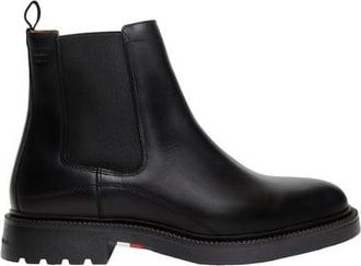 Tommy Hilfiger Bottines Chelsea crant&eacute;es en cuir