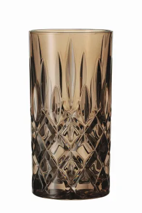 Nachtmann Longdrinkglas Nachtmann, Braun, Glas, 2-teilig, 395 ml, Made in Germany, Essen & Trinken, Gl&auml;ser, Longdrinkgl&auml;ser