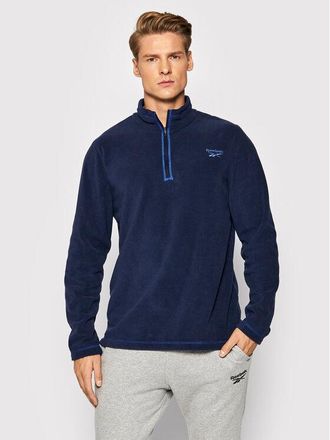 Reebok Fleecejacke Outerwear GR8963 Dunkelblau Slim Fit