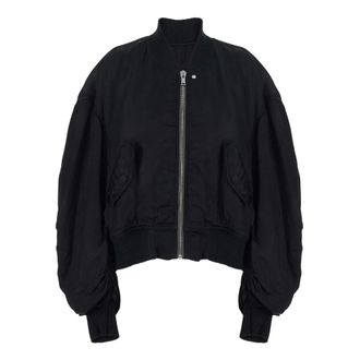 Rick Owens Femme, Vestes, Noir, Taille: 38 FR Secchia Flight Bomber Imbottito