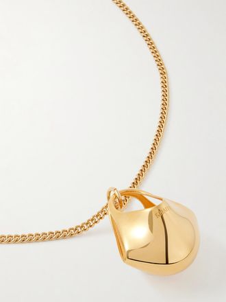 Khaite Lotus Small Vergoldete Kette