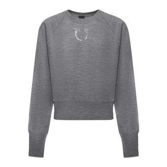 Pinko Pinko, Damen, Strickwaren, Grau, LGröße