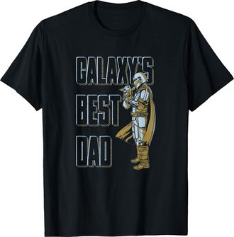 Star Wars The Mandalorian & Grogu Vatertag Galaxy Dad T-Shirt