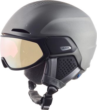 Alpina Alpina Unisex - Erwachsene, Alto QV Visierhelm, Gunmetal matt, 51-55 cm