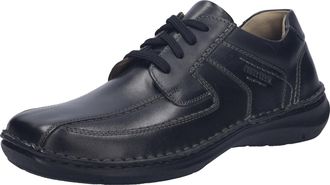 Josef Seibel Herren Bequemschuhe New Anvers 08,Weite K (Extra weit),Wechselfußbett,komfortweite,Schnuerschuhe,Schnuerer,schwarz,46 EU