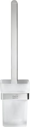 Kleine Wolke Wand-WC-B&uuml;rstenhalter Meo, Wandaccessoire, Farbe Milky, Material: Messing, Edelstahl, Glas