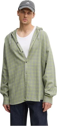 Diesel S-Dewny-Hood-B Shirt - Homme - Chemises - Vert - Taille: XL