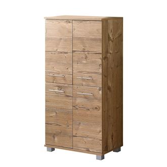 Schildmeyer home24 Midischrank Welnezz 60 x 117 x 33cm Braun/Beige