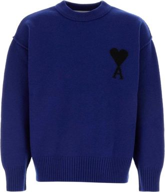 Ami Ami de Coeur Sweater - Homme - Pulls - Bleu - Taille: M